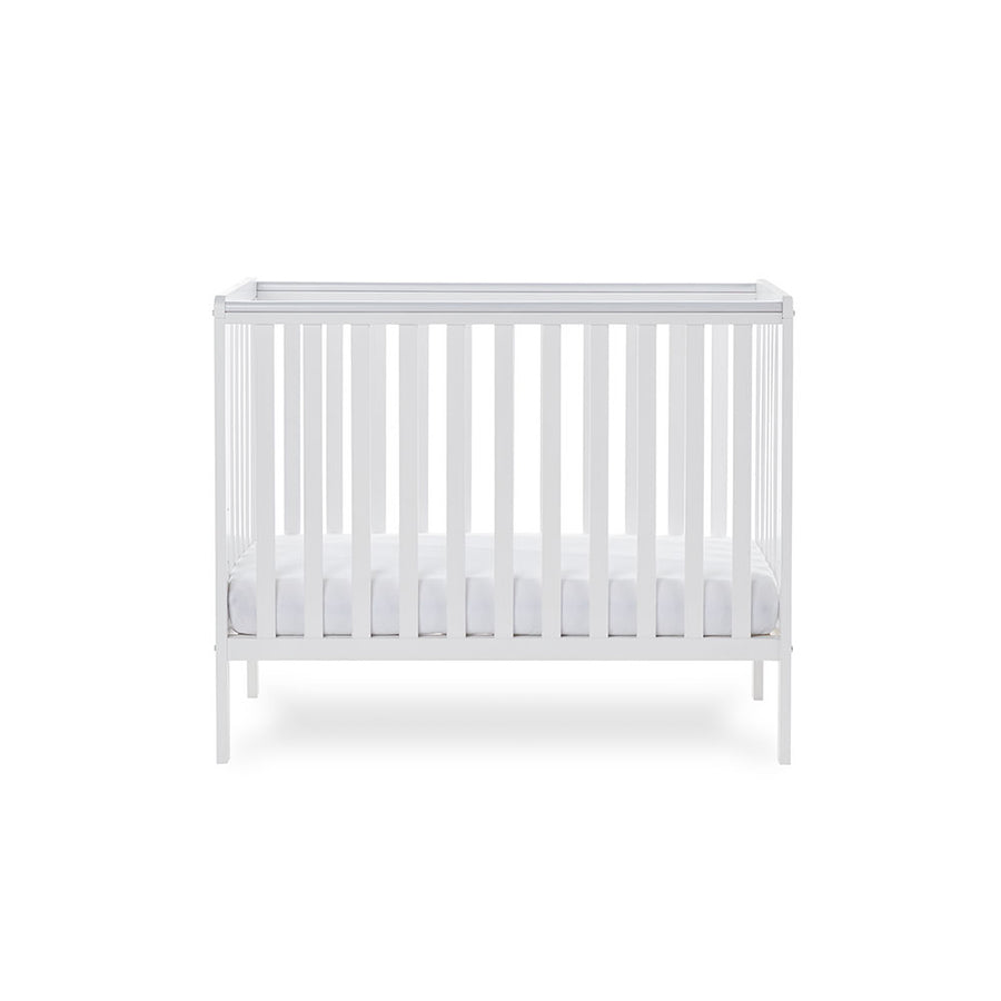 Bantam Space Saver Cot - White – Obaby